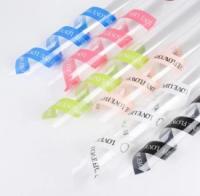 China Colorful minimalist glass paper flower packaging paper for sale