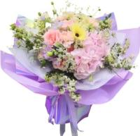 China High end Korean style dual color iridescent film paper flower packaging paper for sale