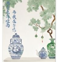 China Valentine's Day Ancient Style Oil Painting Lotus Underglaze Beauty Flower Packaging Paper for sale