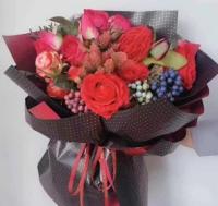 China Waterproof aluminum plated film small round dot flower packaging paper for sale