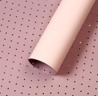 China Waterproof aluminum plated film small round dot flower packaging paper for sale