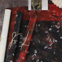 China Wholesale of oil painting series flower wrapping paper, thickened waterproof, popular art paper, flower shop materials, flower art splendor paper for sale