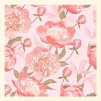 China Hera Paper Flower Goddess Peony Printed Paper Flower Art bouquet wrapping paper, popular waterproof Ouya paper pearlescent flower wrapping paper for sale
