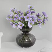 China Wholesale 5 Heads Dodder Flower Artificial Hellebore Flower for Home Decoration for sale