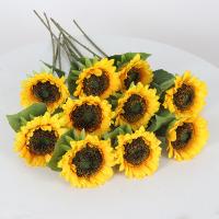 China Sunflower Artificial Flower, Sunflower Home, Hotel Living Room Decoration, Flower Bouquet for sale