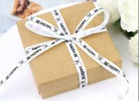 China Easter ribbon, black and white Easter wreath, bow decoration ribbon, Easter egg basket, gift packaging ribbon for sale