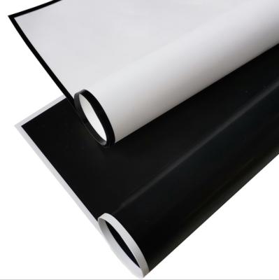 China Black and white border flower wrapping paper, bouquet, Korean vegetarian paper, waterproof wrapping paper material, floral art, flower basket, chrysanthemum for sale
