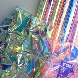 China Colorful World Fluorescent Waterproof Flower Packaging Paper for sale