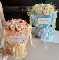 China Colorful World Fluorescent Waterproof Flower Packaging Paper for sale