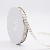 China 2cm green ribbon gift box packaging flower cake ribbon BESTWISHES hot stamping gift ribbon for sale
