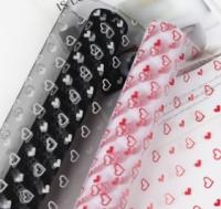 China Valentine's Day gift wrapping flower gauze net sweet love gauze flower wrapping paper for sale