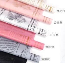 China Nuosha Paper Herbal Plant Waterproof Flower Packaging Paper for sale