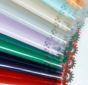 China Lace glass paper waterproof floral material flower packaging paper for sale