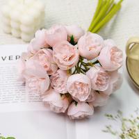 China 27 artificial lotus flowers, wedding hall hand-held bouquets, fresh and simple home decoration photography props for sale