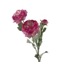 China Three flocking lotus artificial flowers, peony furniture, living room and dining table decoration, artificial flowers, artificial flower ornaments, living room for sale