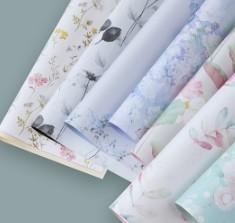China Fenghua Paper Spring Waltz Flower Packaging Paper for sale