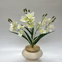 China New Product Simulation Flower 5-Fork Bundle Huilan Living Room Home Furnishings Hotel Ornaments Photography Decoration Fake Bouquet for sale
