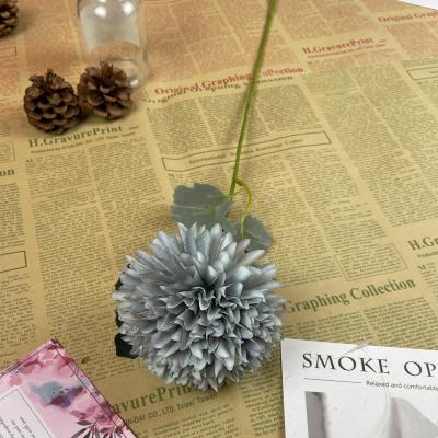 China New manufacturer supplies artificial flower single onion balls in stock for wedding silk flowers, home decoration and Christmas wreaths for sale