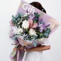 China Korean style large flower paper waterproof flower packaging paper for sale