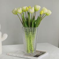 China Home soft furnishings, artificial flower bouquets, studio shooting props, 5 double-petaled tulips for sale