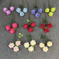 China Three thousand layered rose imitation real and fake flower bouquets for weddings, high-end artificial silk flower decorations, living room decorations for sale