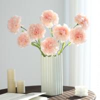 China Simulated flowers, carnation bouquets, dried flowers, family holidays, living room decoration, dining table, photography props, ornaments, fake flowers for sale