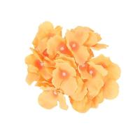 China Wholesale of 27 pieces of frosted fabric hydrangea flower heads, artificial flowers for festival wedding road flower arrangement, flower wall base decoration and artificial flowers for sale