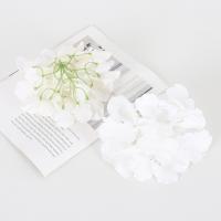China Wholesale of 27 pieces of frosted fabric hydrangea flower heads, artificial flowers for festival wedding road flower arrangement, flower wall base decoration and artificial flowers for sale