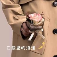 China Ins style mini pocket meeting small bouquet of roses simulation flower birthday gift Mother's Day 520 love Gift for People's Day for sale