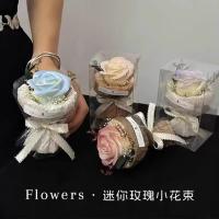 China Ins style mini pocket meeting small bouquet of roses simulation flower birthday gift Mother's Day 520 love Gift for People's Day for sale