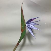 China Soft rubber bird of paradise artificial flower plastic Chinese-style home decoration ornaments for wedding photography for sale