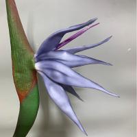 China Soft rubber bird of paradise artificial flower plastic Chinese-style home decoration ornaments for wedding photography for sale