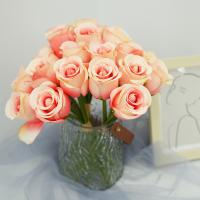 China Wholesale of 7-head simulated roses, imperial rose hand-held rose bouquets for home, hotel, wedding and auditorium decoration for sale