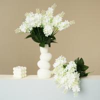 China Simulated 5-head hyacinth and lavender bouquet outdoor flower arrangement for wedding hall roadways and home decoration flower arrangement for sale