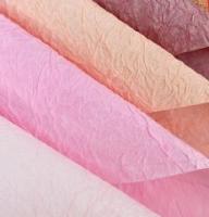 China Korean handmade stone patterned ink floating dye paper for flower packaging for sale
