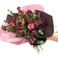 China Korean handmade stone patterned ink floating dye paper for flower packaging for sale