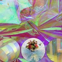 China Iridescent film, flower wrapping paper, laser rainbow, neon film, seven-color color-changing flower art bag, flower film, bouquet material, Jieqi for sale