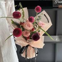 China New Qixi Festival bubble glass bubble paper, flower bouquet wrapping paper, waterproof, three-dimensional texture, high-quality embossed paper for sale