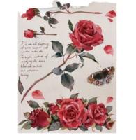China Rose Catalog Art Paper Flower Packaging Paper for sale