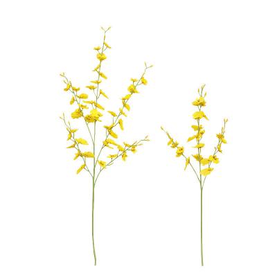 China The new type of artificial flower, a single dancing orchid, is suitable for hotel and restaurant decoration, living room, and wedding dancing orchid artificial flowers for sale