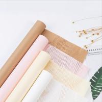 China Honeycomb paper,  pink net red envelope flower paper, mesh paper, bouquet wrapping paper, grid pull net art paper, flower packaging for sale