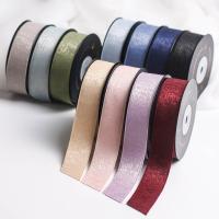 China Matte pattern snowflake belt DIY bow hair accessories bouquet packaging velvet belt clothing accessories double-sided velvet belt for sale
