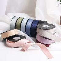 China Matte pattern snowflake belt DIY bow hair accessories bouquet packaging velvet belt clothing accessories double-sided velvet belt for sale