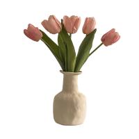 China Ins-style artificial flower decoration, tulip arrangement, high-end artificial flower ornaments with vases, living room arrangement of bouquets, living room for sale