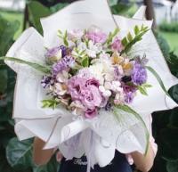China Corner Love Phnom Penh Korean Su Paper Waterproof Floral Flower Packaging Paper for sale