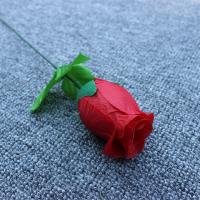 China Factory wholesale single fake roses at low prices, artificial roses, plastic roses, Mother's Day gift flowers, event flowers for sale