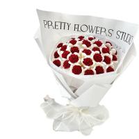 China Artificial flower hand-held bouquet, diy rose bouquet, material package, preserved flowers, for your daughter on the Qixi Festival, Valentine's Day ,Friend gift for sale