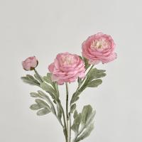 China Three artificial flowers, a thousand postures of lotus, artificial flower arrangements, flower bouquets, living room and dining table decorations, flower art ornaments, and peonies for sale