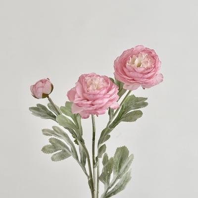China Three artificial flowers, a thousand postures of lotus, artificial flower arrangements, flower bouquets, living room and dining table decorations, flower art ornaments, and peonies for sale