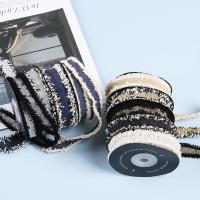 China Korean multi-color ribbon with small fragrant floral edges, fur and rough edges, clothing accessories, hair accessories, DIY neckline material decoration for sale